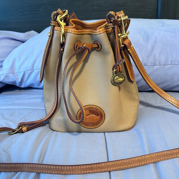 Dooney & Bourke | Bags | Dooney Bourke Small Drawstring Bucket Bag Awl ...